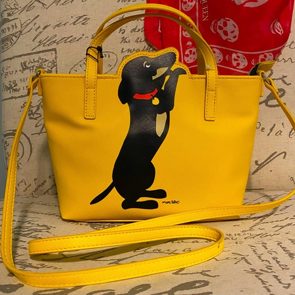 Marc Tetro | Bags | Marc Tetro Crossbody Yellow Black Crossbody | Poshmark